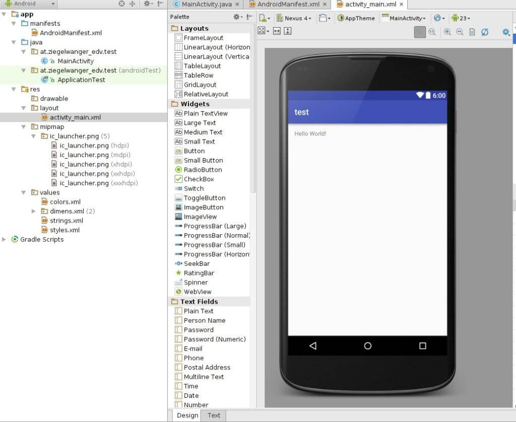 Android App erstellen - Developer-Blog