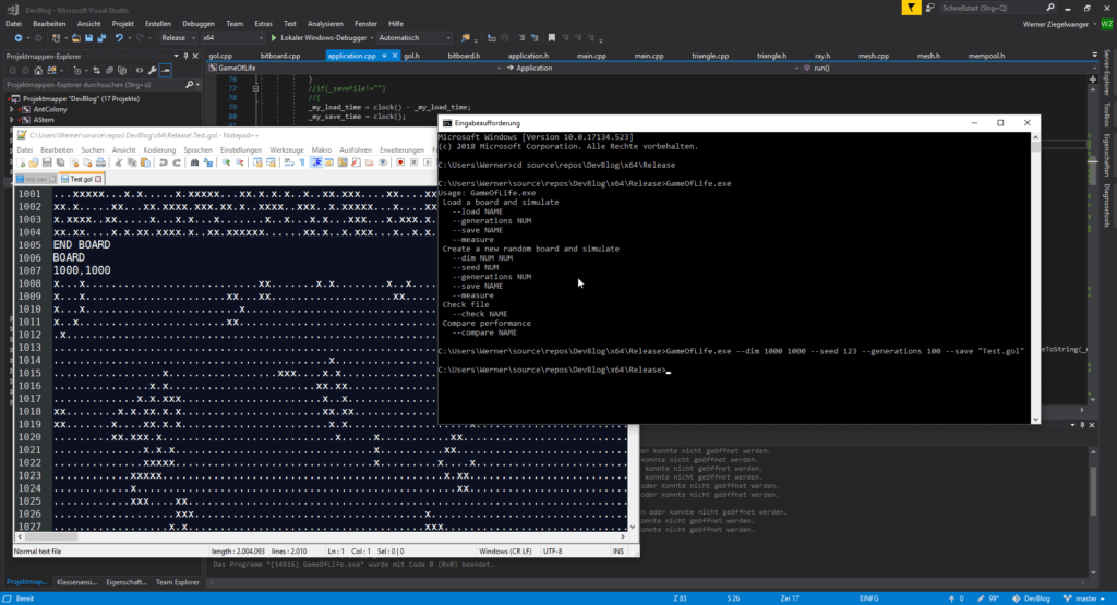 Game of Life in C++ - Developer-Blog