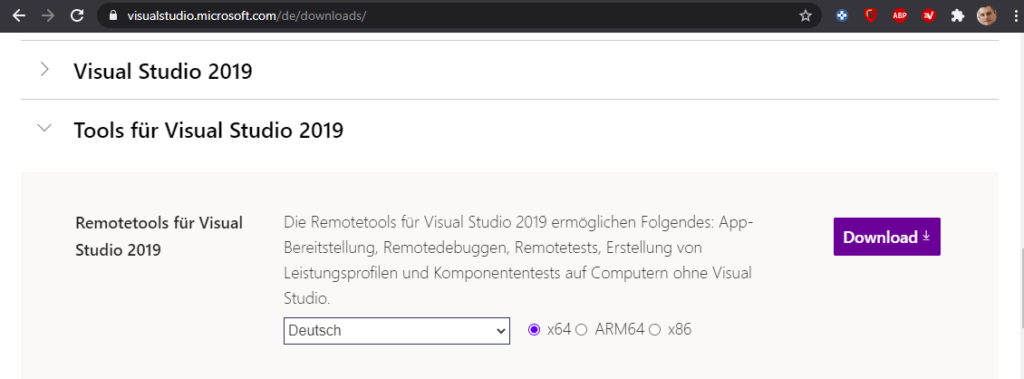 Visual Studio Remote Debugging mit C++ - Developer-Blog